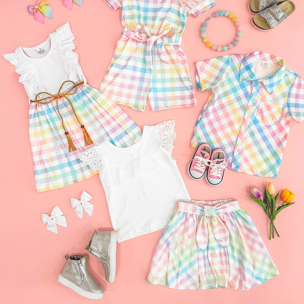 Sweet Girls Spring Dresses | Sparkle In Pink