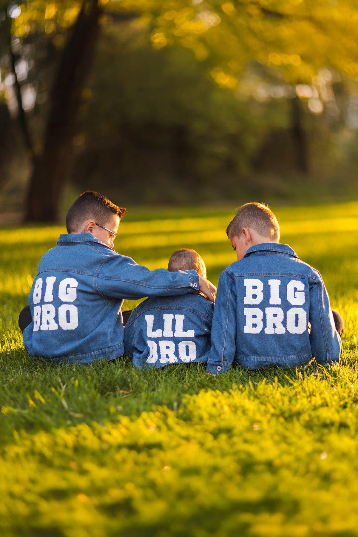 "Big Sis, Lil Sis, Big Bro, Lil Bro" Denim Jacket | Kids' Fall Clothing ...